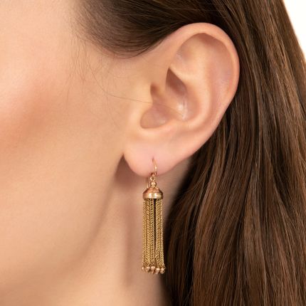 English Victorian Tassel Earrings