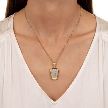Estate Diamond Tennis Necklace by T&Z