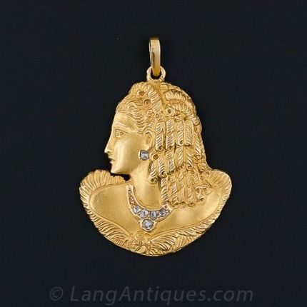 Fancy Lady Pendant or Charm