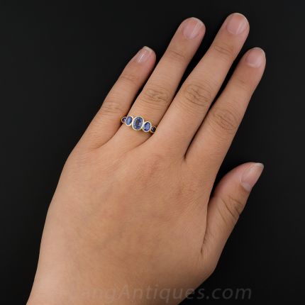 Five Stone Sapphire Ring