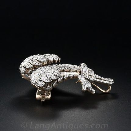 Prince of Wales Antique Diamond Pin