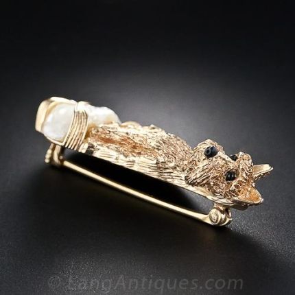 Ruser Terrier Brooch