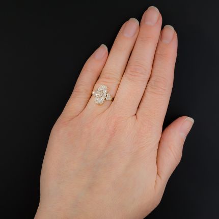 Small Victorian Diamond Dinner Ring