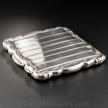 Sterling Silver Engraved Compact