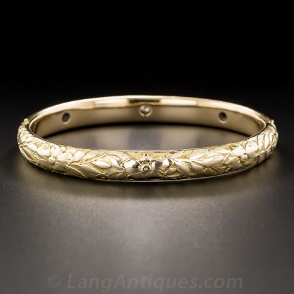 Victorian Bangle with Diamond