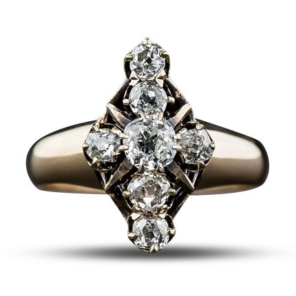 Victorian Diamond Dinner Ring