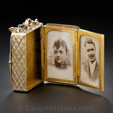 Victorian Multi-Photo Book Locket