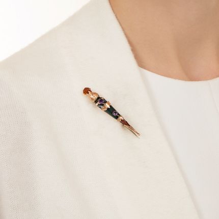 Victorian Scottish Thistle Kilt Pin