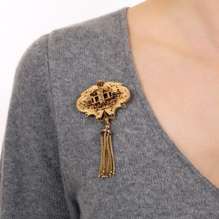 Victorian Tassel Brooch/Pendant