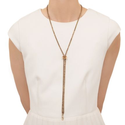 Victorian Watch Chain with Slide