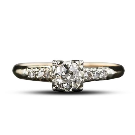 Vintage .50 Carat Diamond Engagement Ring