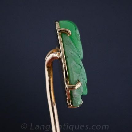 Jade Buddha Stick Pin