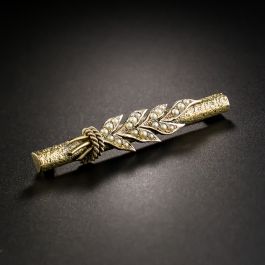 English Victorian Wheat Motif Pin