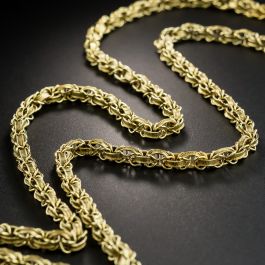 Long 59 Inch Fancy Link Victorian Chain