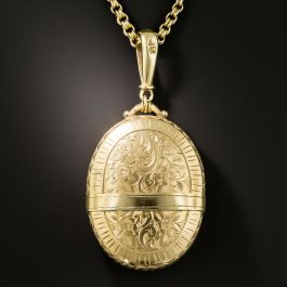 Victorian Double Opening Locket by William Devenport