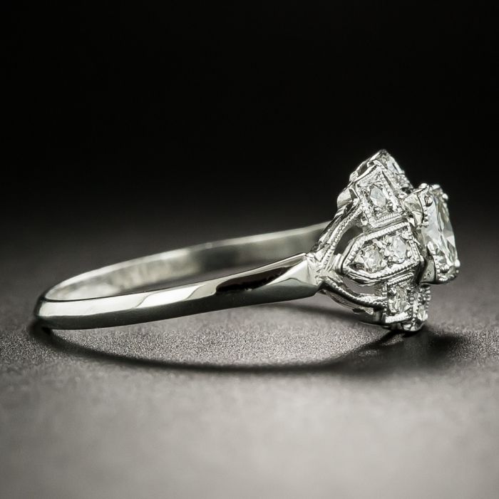 Art Deco .40 Carat Diamond Engagement Ring