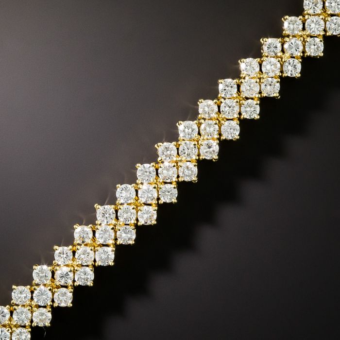 Estate 11.00 Carat Total Weight Diamond Bracelet