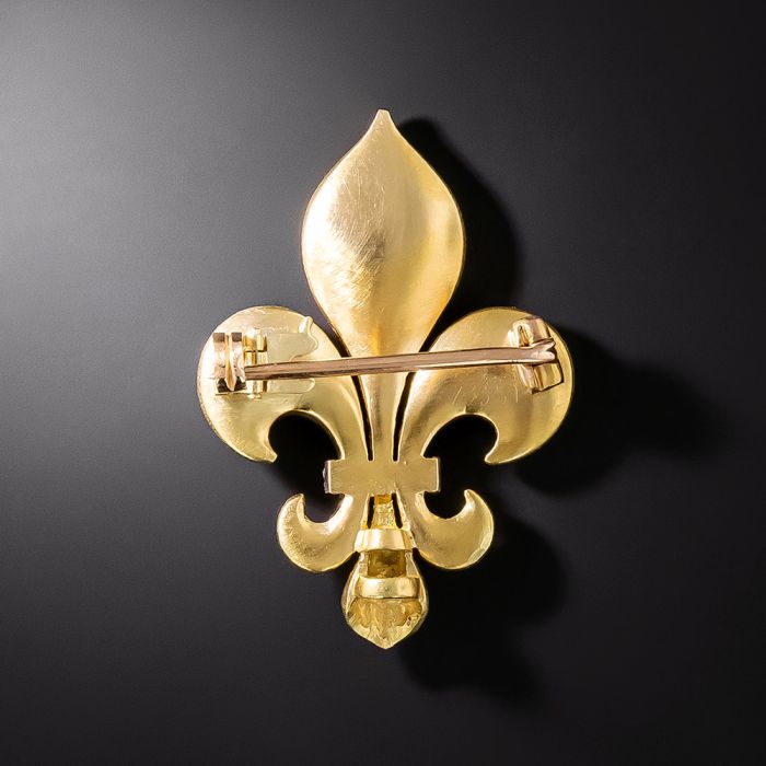 Fleur de lis brooch store