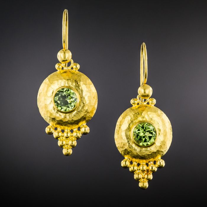 Gurhan 24K Peridot Dangle Earrings