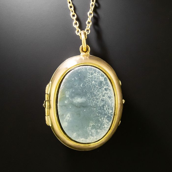 agate locket