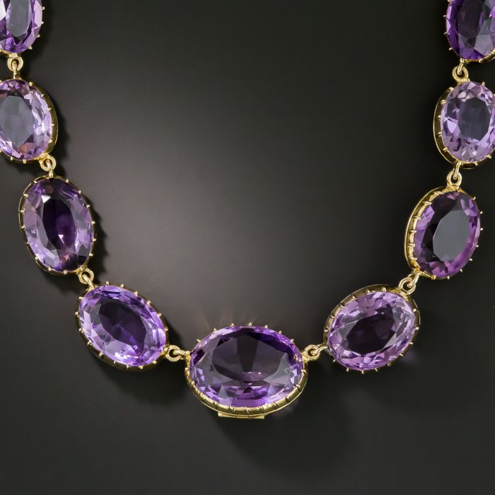 Victorian amethyst necklace store