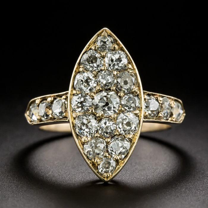 antique navette ring