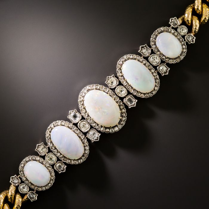 opal gemstone bracelet