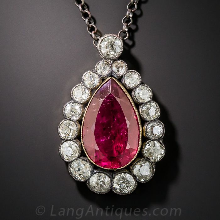 Rubellite pendant store