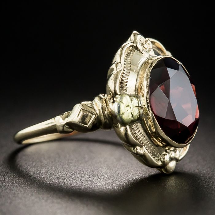garnet ring antique