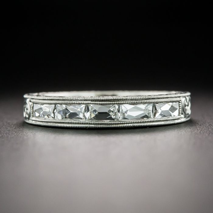 French cut diamond eternity band store