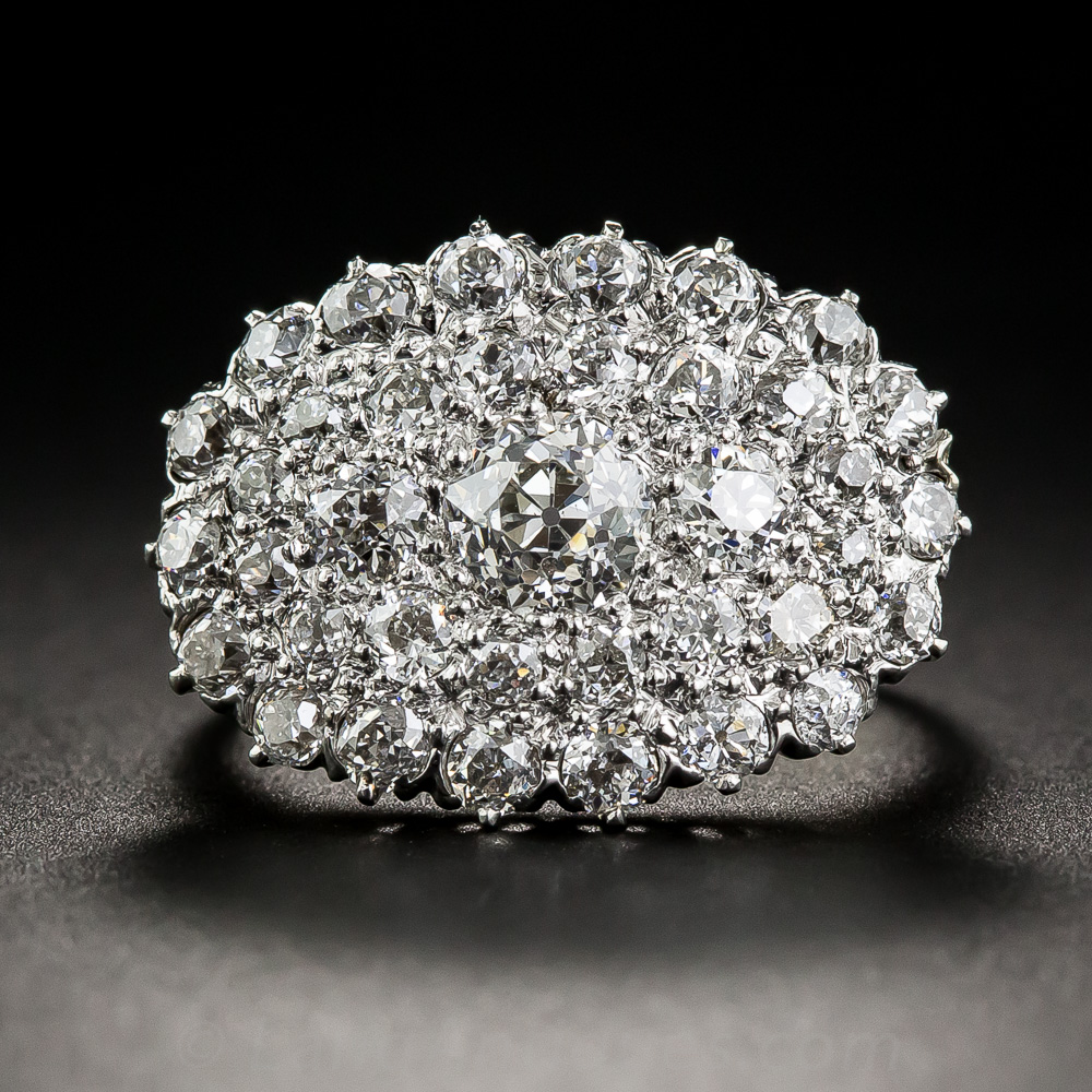Diamond Cluster Ring