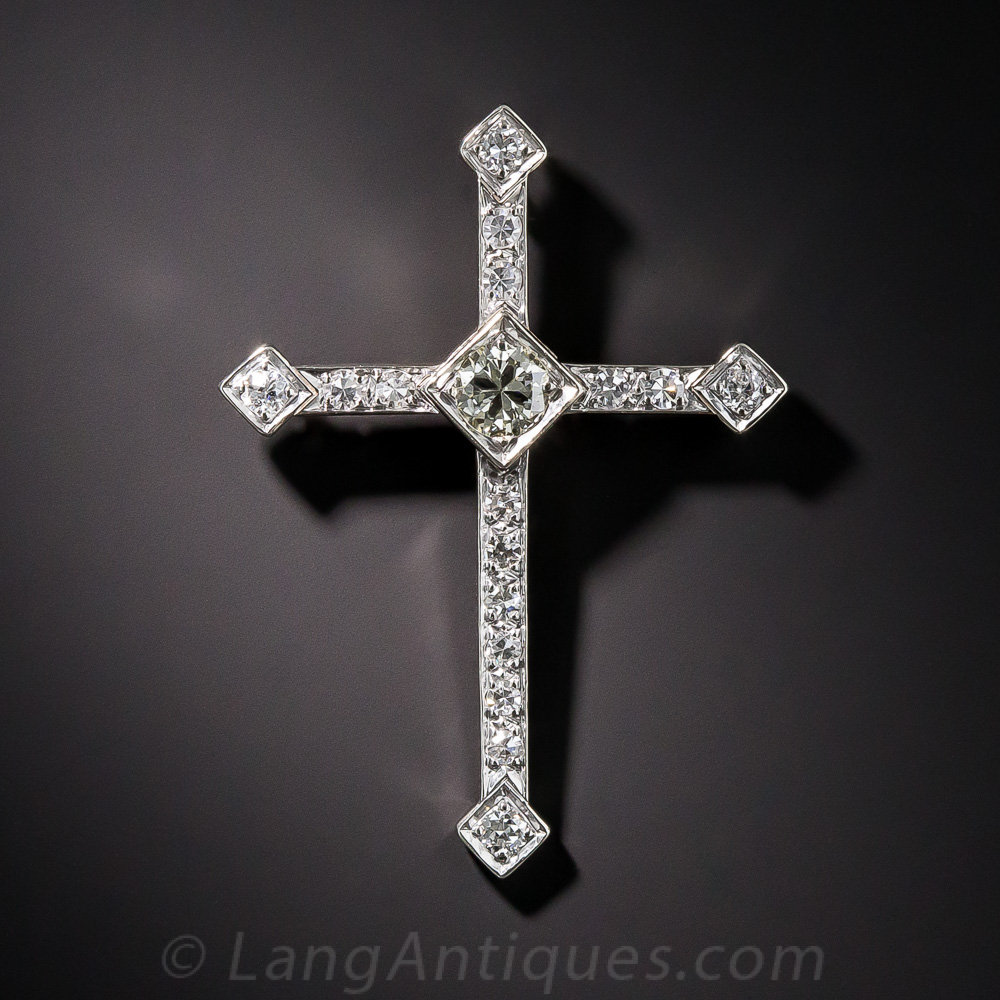 Diamond Cross Pendant