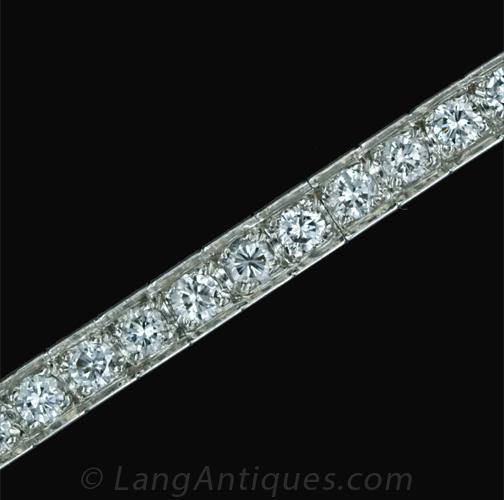 Diamond Straight Line Bracelet