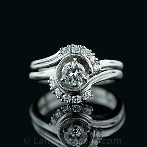 Diamond Swirl Ring