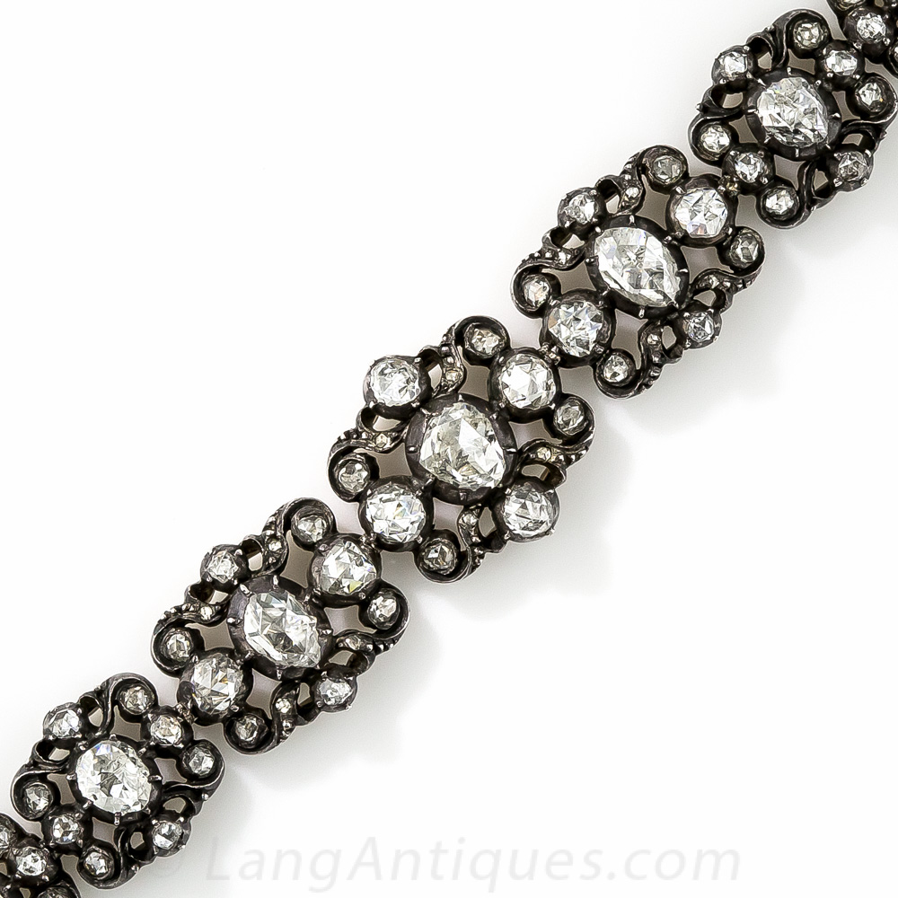 Dutch Rose-Cut Diamond Bracelet