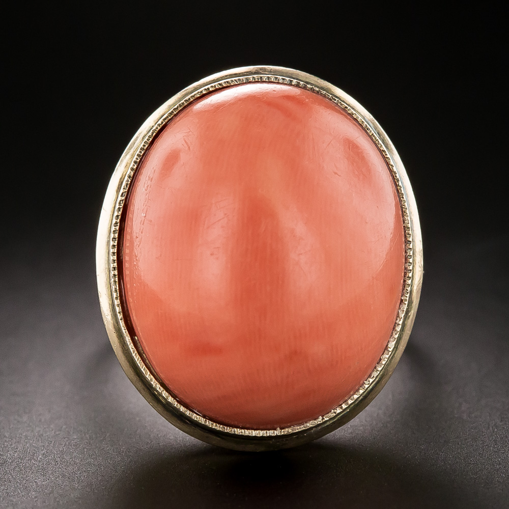 Early 20th Century Coral Ring
