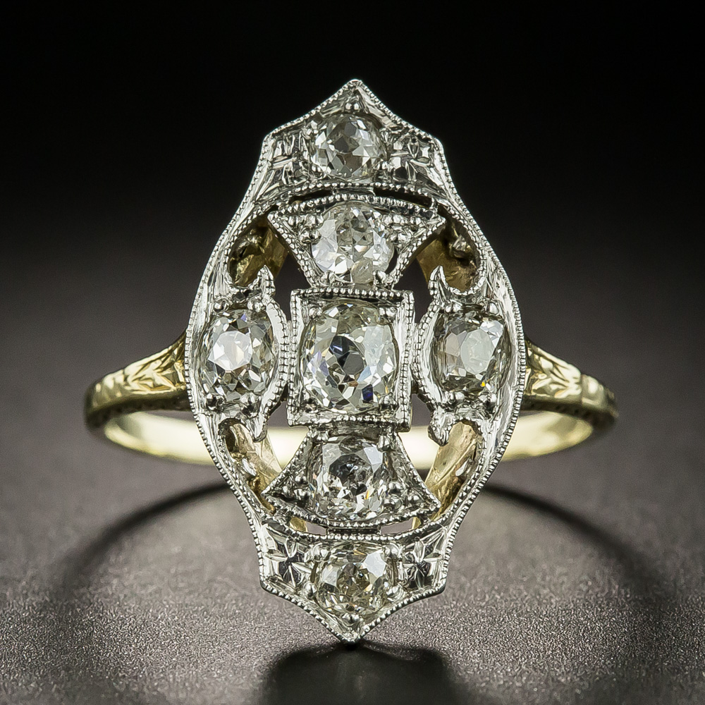Early 20th Century Diamond Dinner Ring