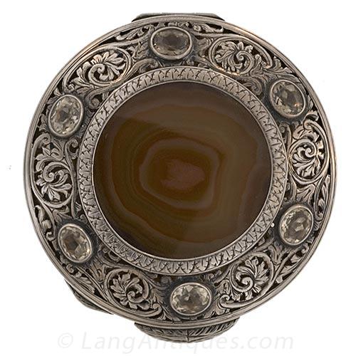 Early 20th Century Silver Compact