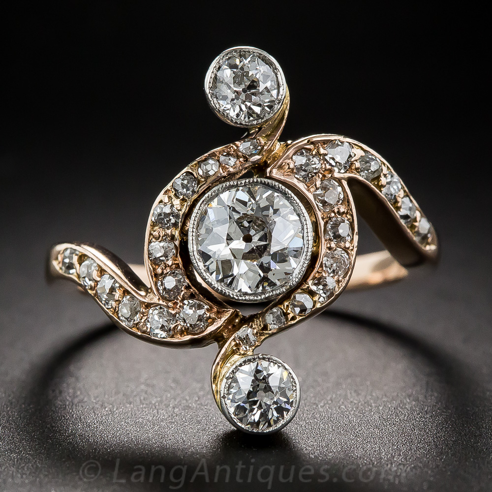 Edwardian Diamond Dinner Ring