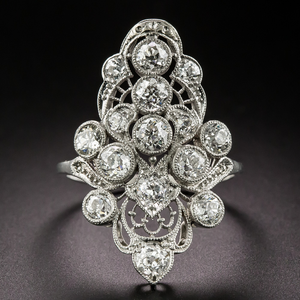 Edwardian Diamond Dinner Ring