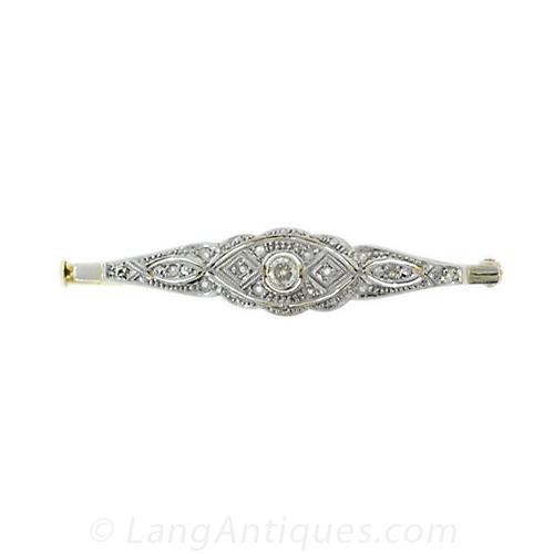 Edwardian Diamond Pin