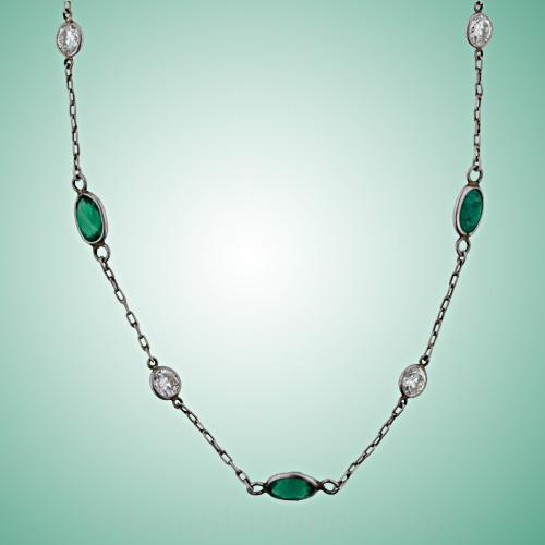 Emerald & Diamond Chain