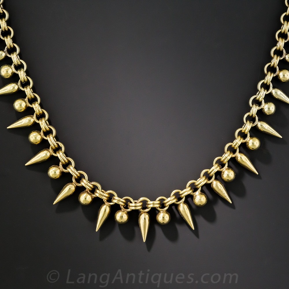 English Victorian Fringe Necklace