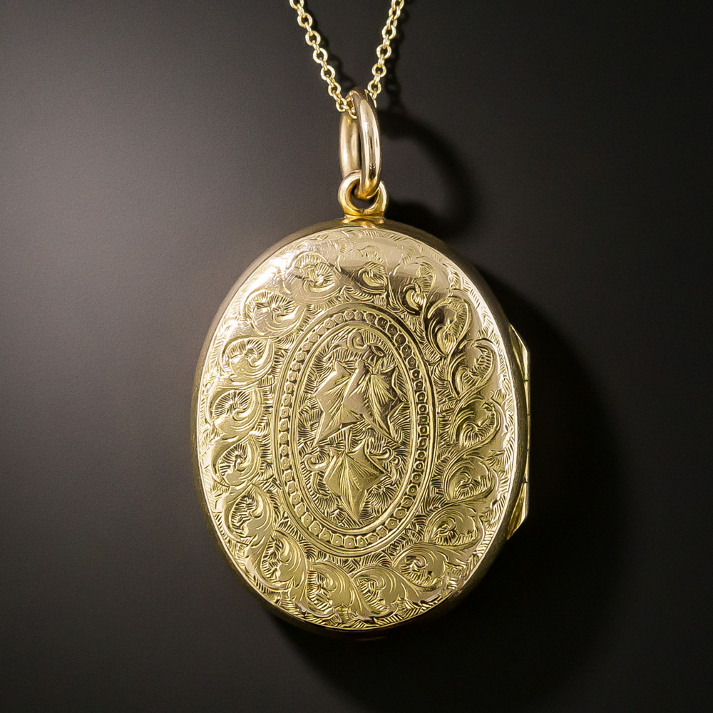 English Victorian Locket, Circa 1875