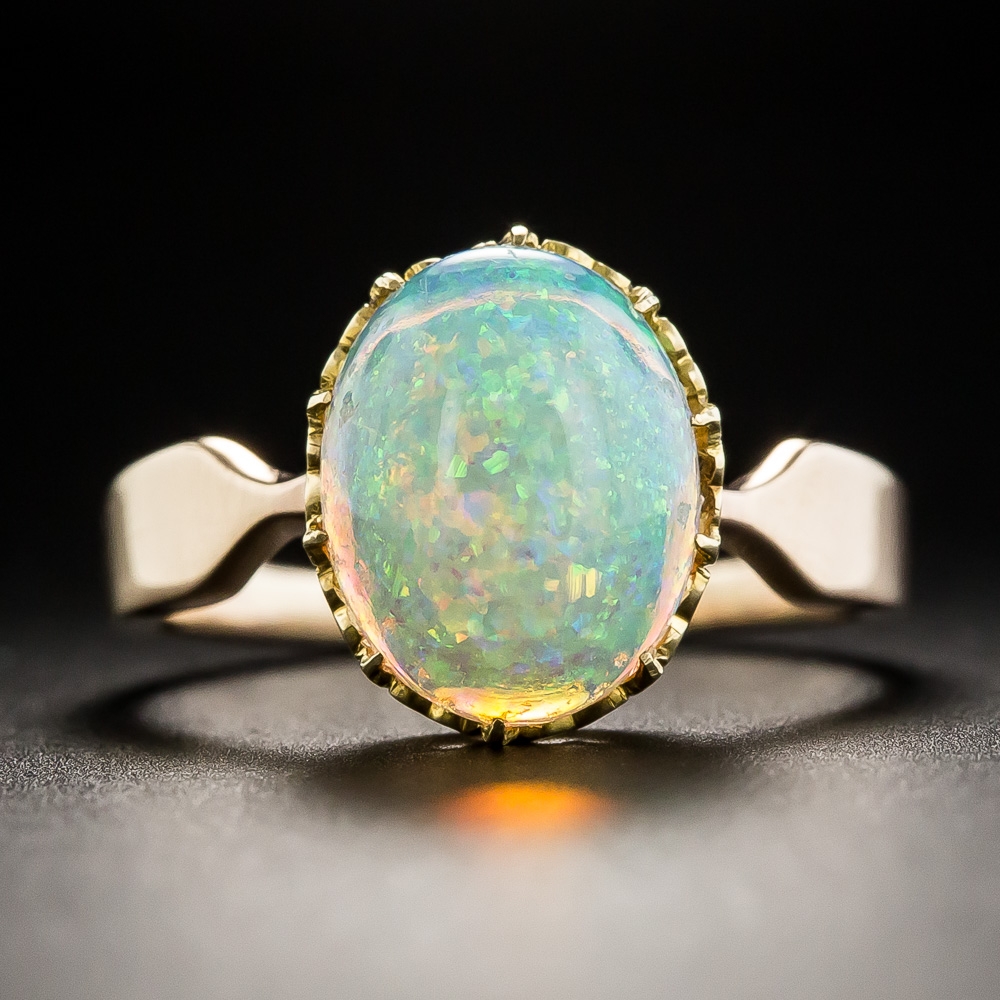 English Victorian Opal Ring