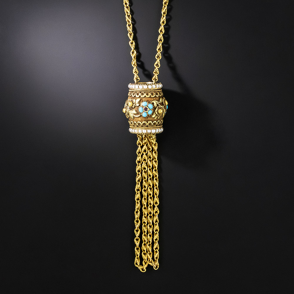 English Victorian Slide Necklace