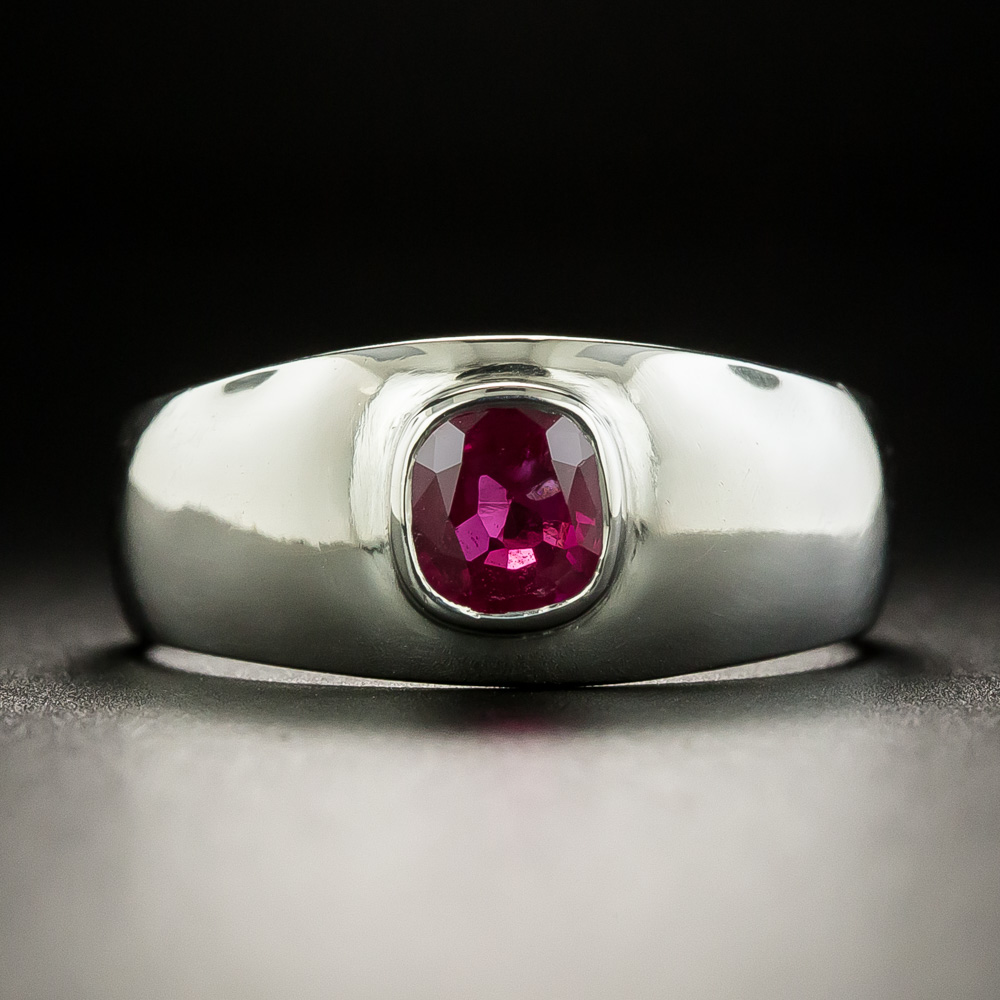 Estate .74 Carat Ruby Ring