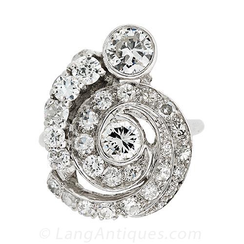 Estate Diamond Dinner Ring
