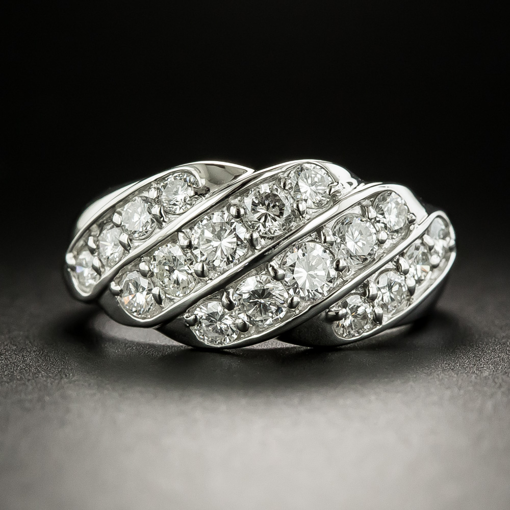 Estate Diamond Striped Band
