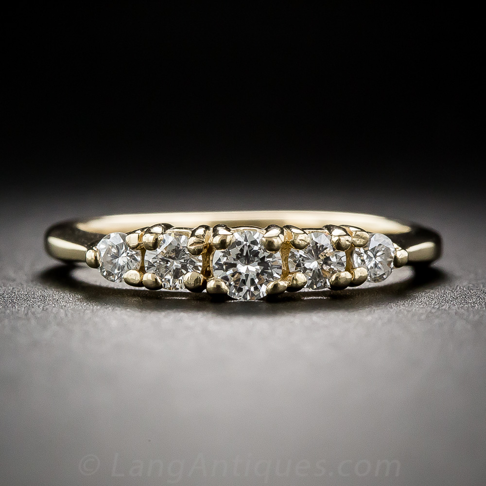 Estate Diamond Wedding Band